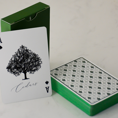 Premium Gilded Cedar Playing Cards – WONDERCRAFT
